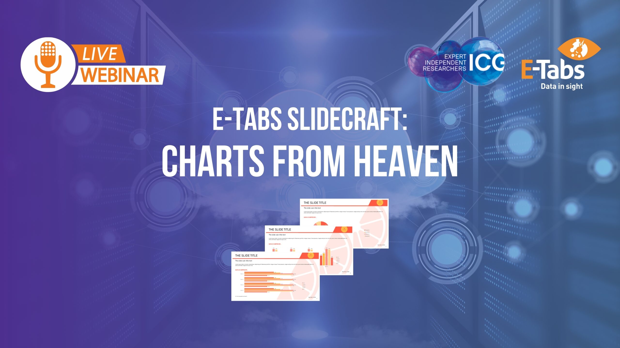 ICG & E-Tabs Webinar: Charts From Heaven